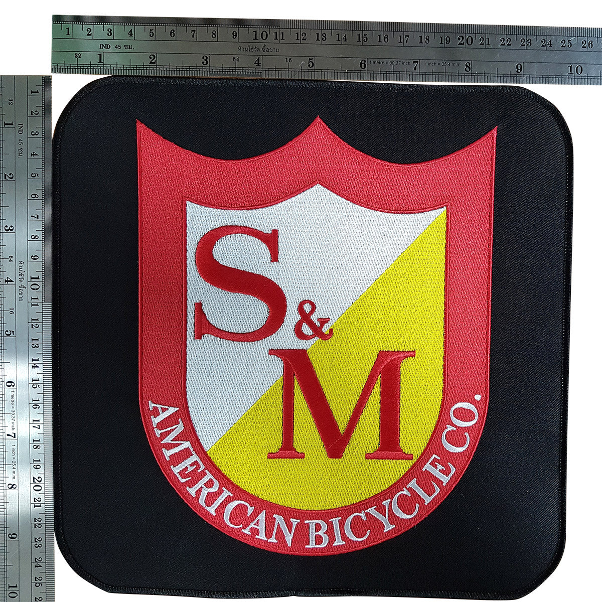 S&M SHIELD BIG PATCH - Frontocean BMX – Frontocean BMX Distribution